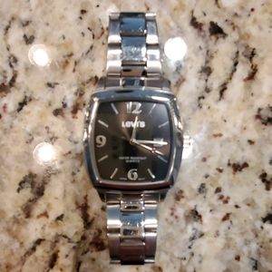 Levi's Accessories | Vintage Levis Clip On Silver Watch With Compass ...